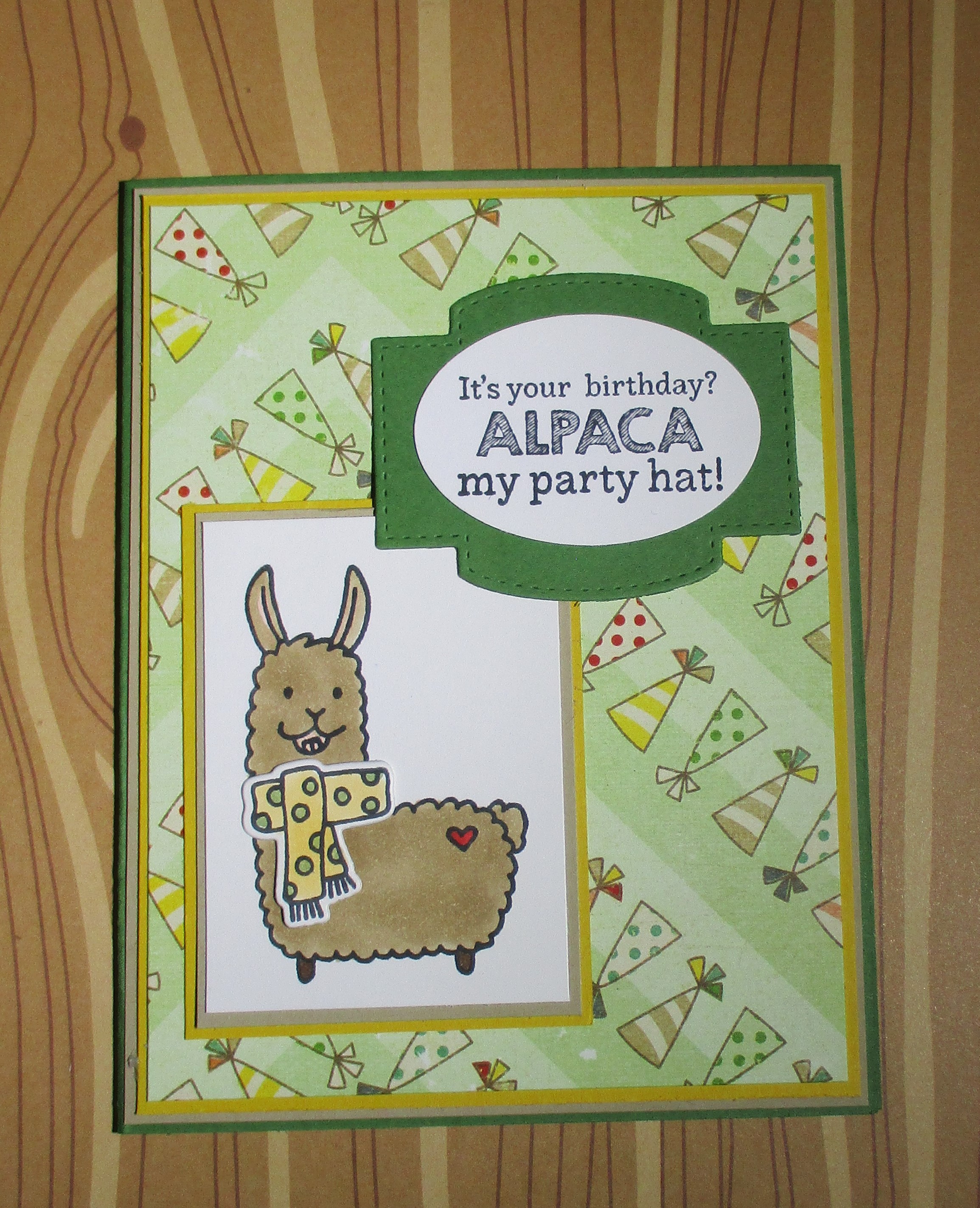 Barb's Inkin' in Retirement: Alpaca My Party Hat!