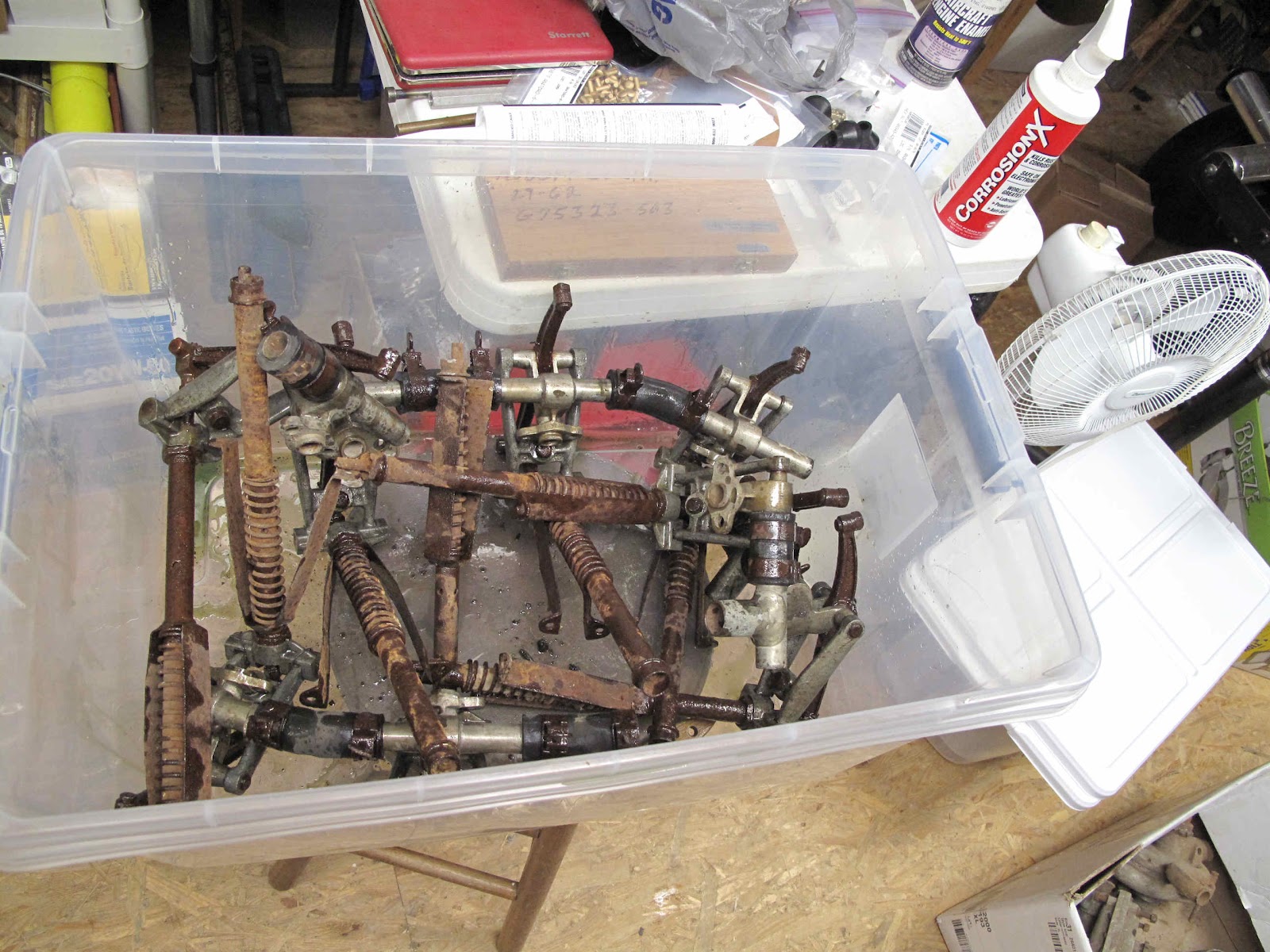 Curtiss OX-5 Rebuild: Penetrating Oil on Rusty Joints