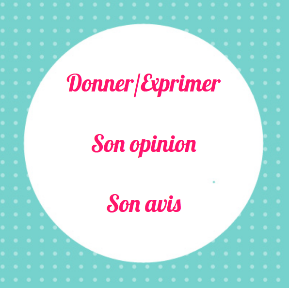 TICs en FLE: Apprendre à exprimer son opinion : quelques ressources