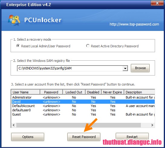 Download PCUnlocker WinPE 4.6.0 Enterprise Edition – Cài lại mật khẩu ...