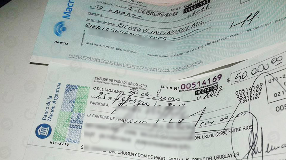 Planilla para administrar una cartera de cheques incluyendo cheques ...