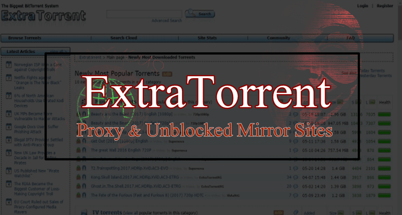 EXTRATORRENT PROXY 2019