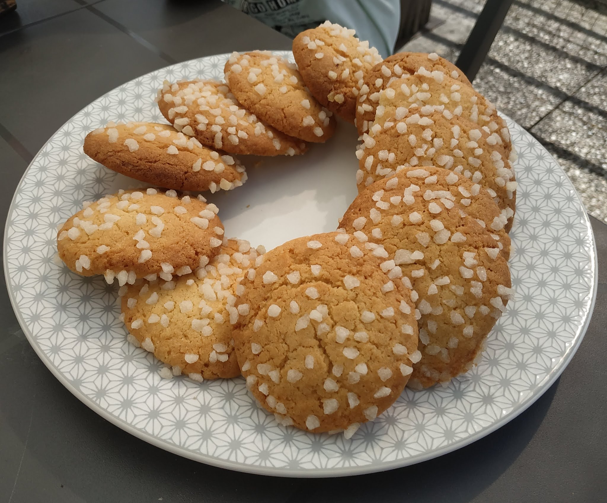 Biscuit au Sucre Perlé