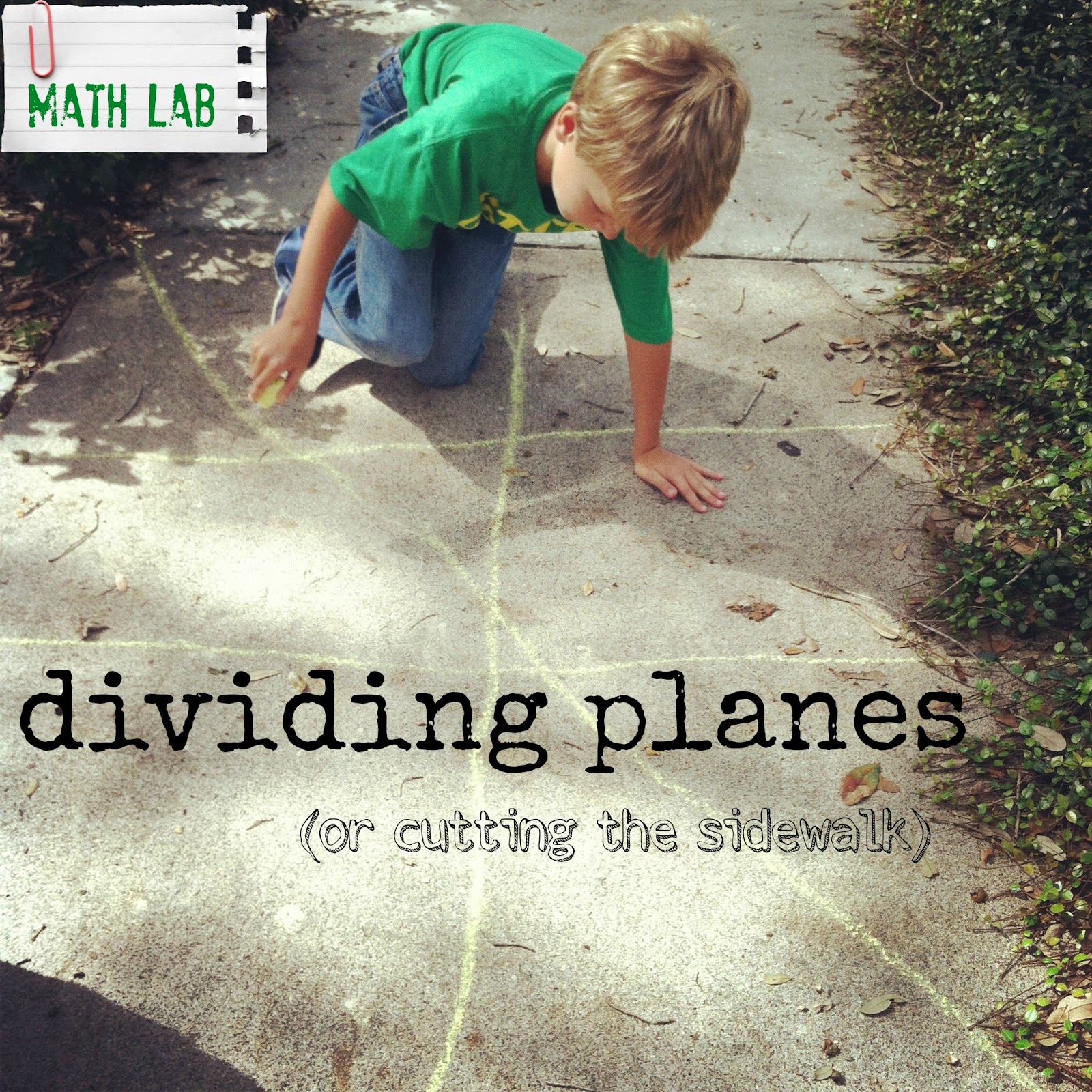 mamascout: math lab :: dividing planes