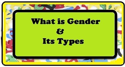 What is gender and its types?
