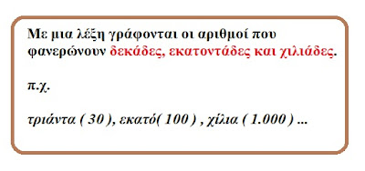 Τα αριθμητικά επίθετα - απόλυτα και τακτικά - Όλα για την τάξη μου