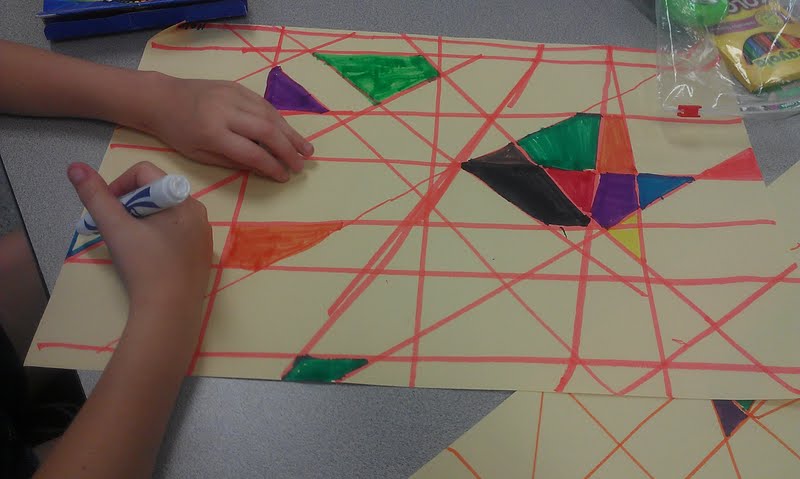 ARTsome! Elementary Art: 3rd Grade- Abstract Line Drawings