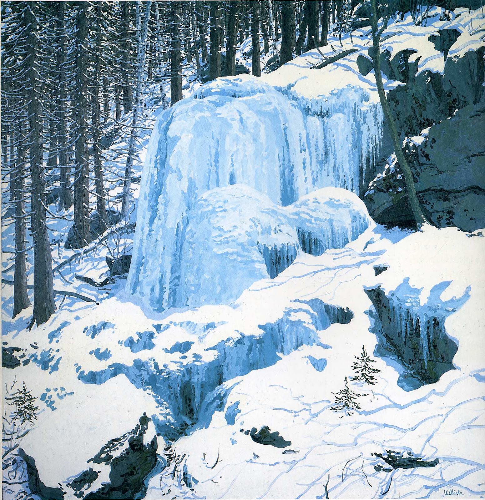 paintings old masters blog: Neil Welliver