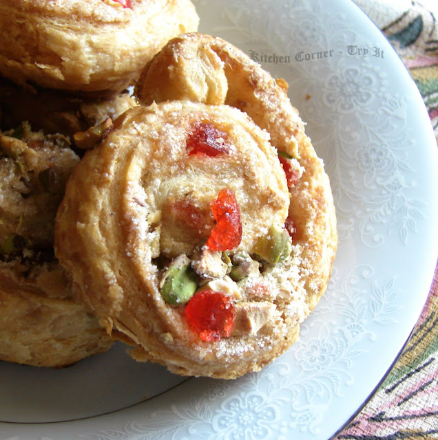 Fruit and Nut Pinwheels