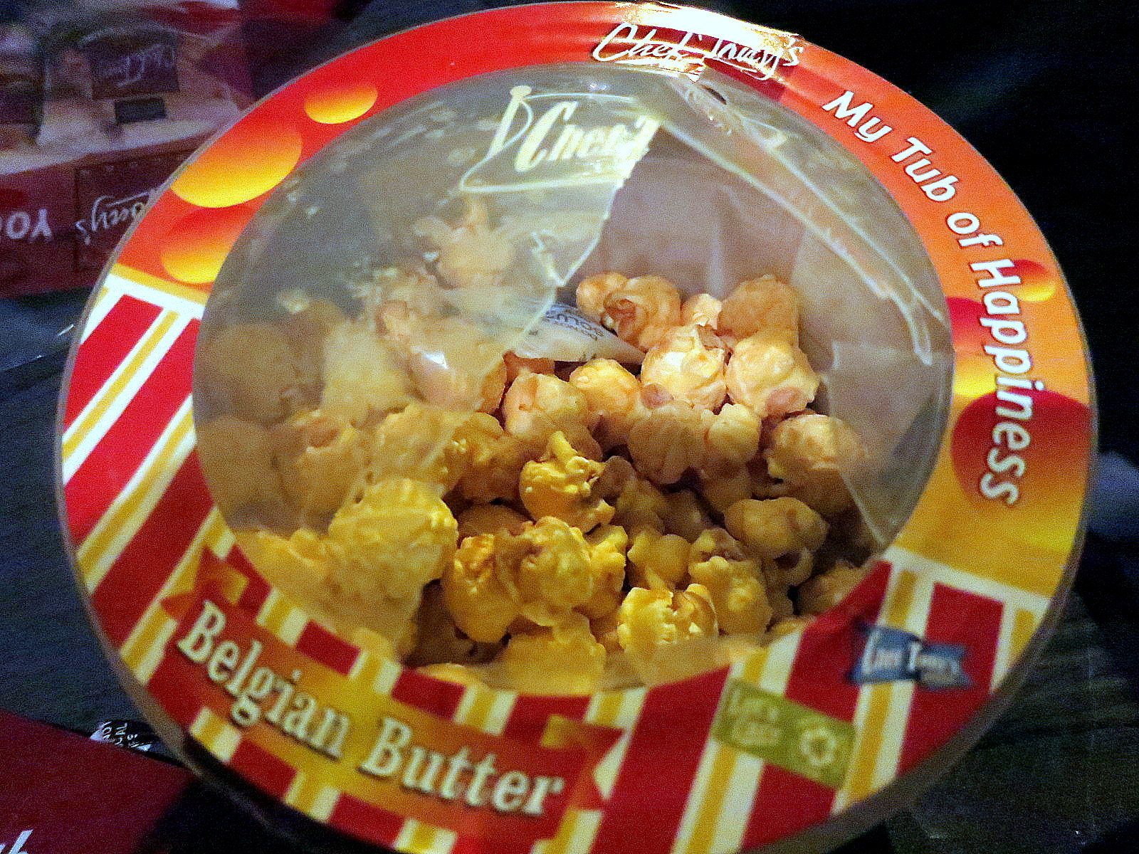 This Belgian Butter, mixed with honey-roasted walnuts, is very nice ...