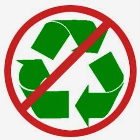 ecologia: reciclable no reciclable