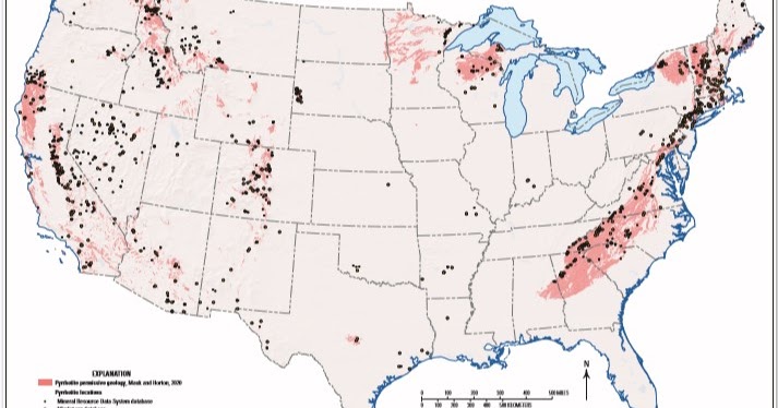 Green Risks: USGS releases Map of where Pyrrhotite Occurs