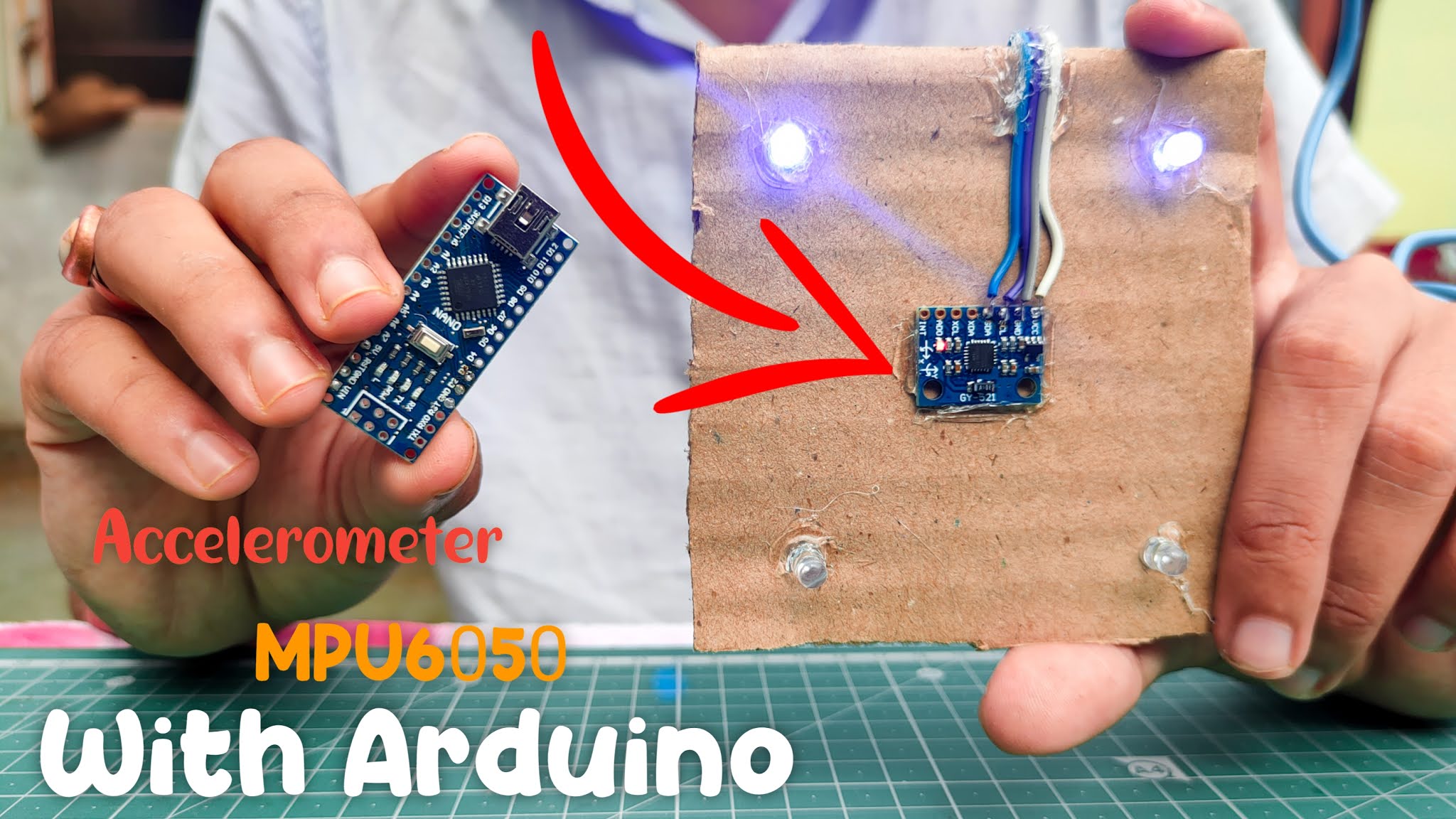Accelerometer Sensor With Arduino