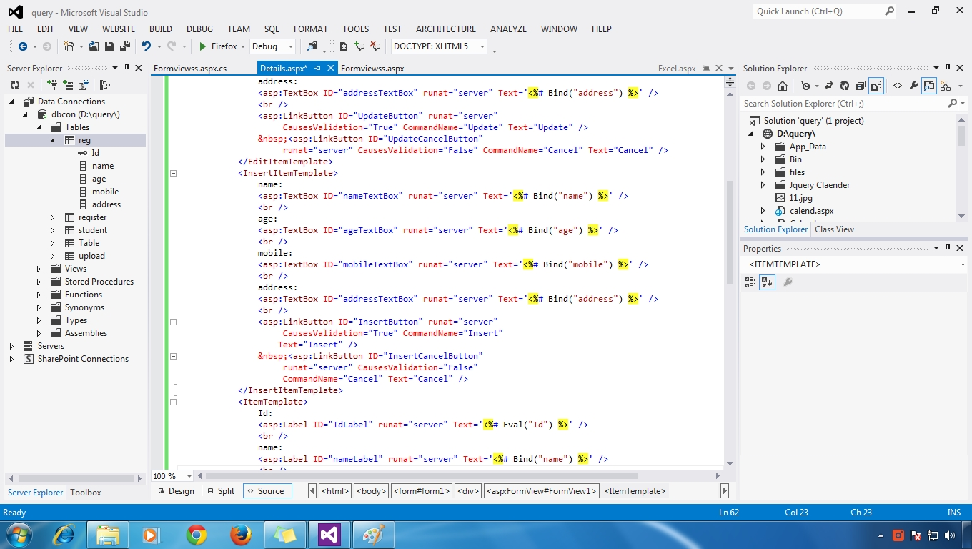 ASP.NET,C#.NET,VB.NET,JQuery,JavaScript,Gridview,SQL Server,Ajax,SSRS ...