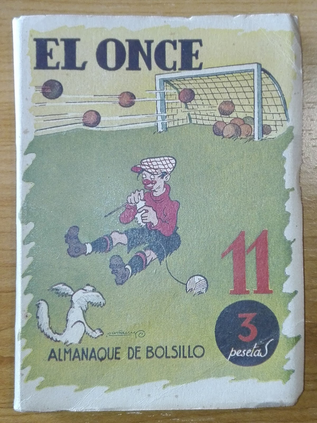 Mi colección de almanaques: Almanaque El once (9 ejemplares)