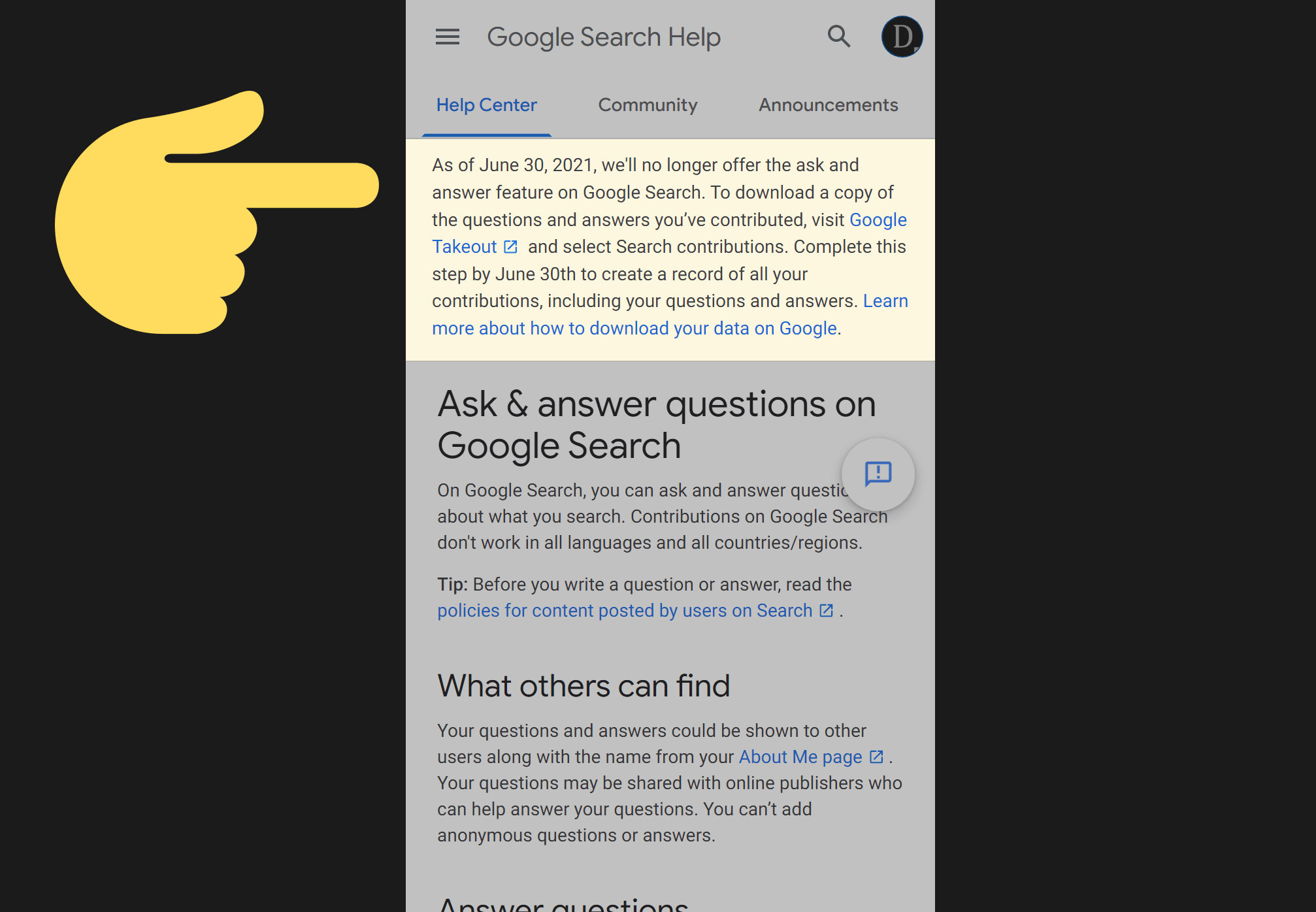 Google Search Is Closing Off Its Questions and Answers Feature, But No ...