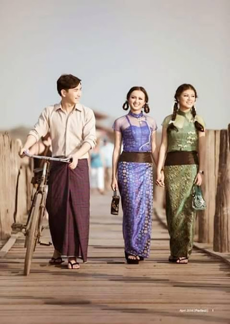 Traditional Clothing in Myanmar