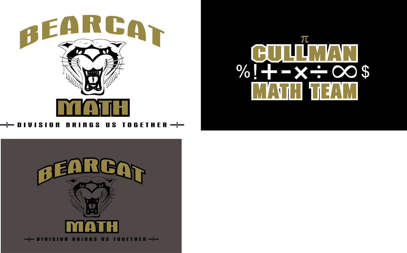 Cullman Middle Math Teams: Math Team Shirts