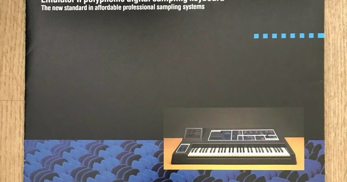 MATRIXSYNTH: EMU EMULATOR II Synth Sampler Brochure