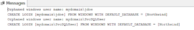 What about orphaned windows users? – SQLServerCentral