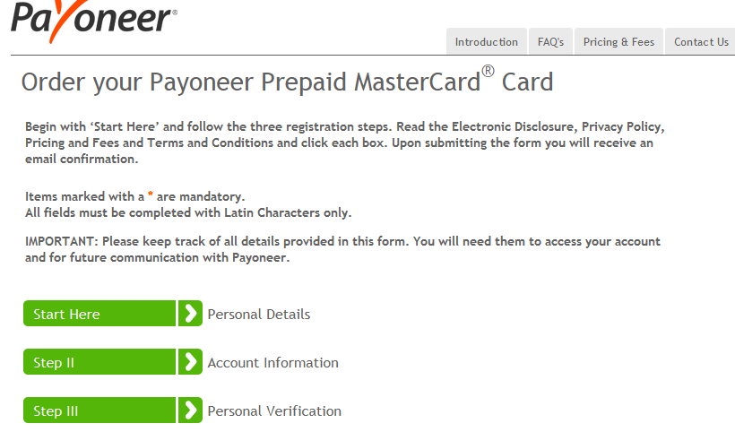 Get Payoneer Prepaid Master card with $25 bonus |Meet new technology