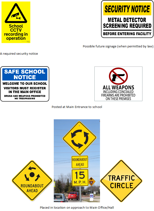 The Ellerslie School Health and Safety Committee: SIGNAGE FOR EMERGENCY ...