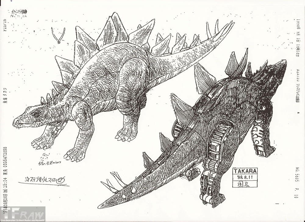 Beast Wars Neo Model Sheets