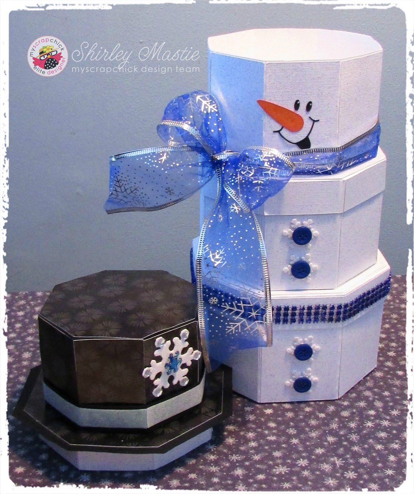 Scrappy Sam Designs: Snowman Box