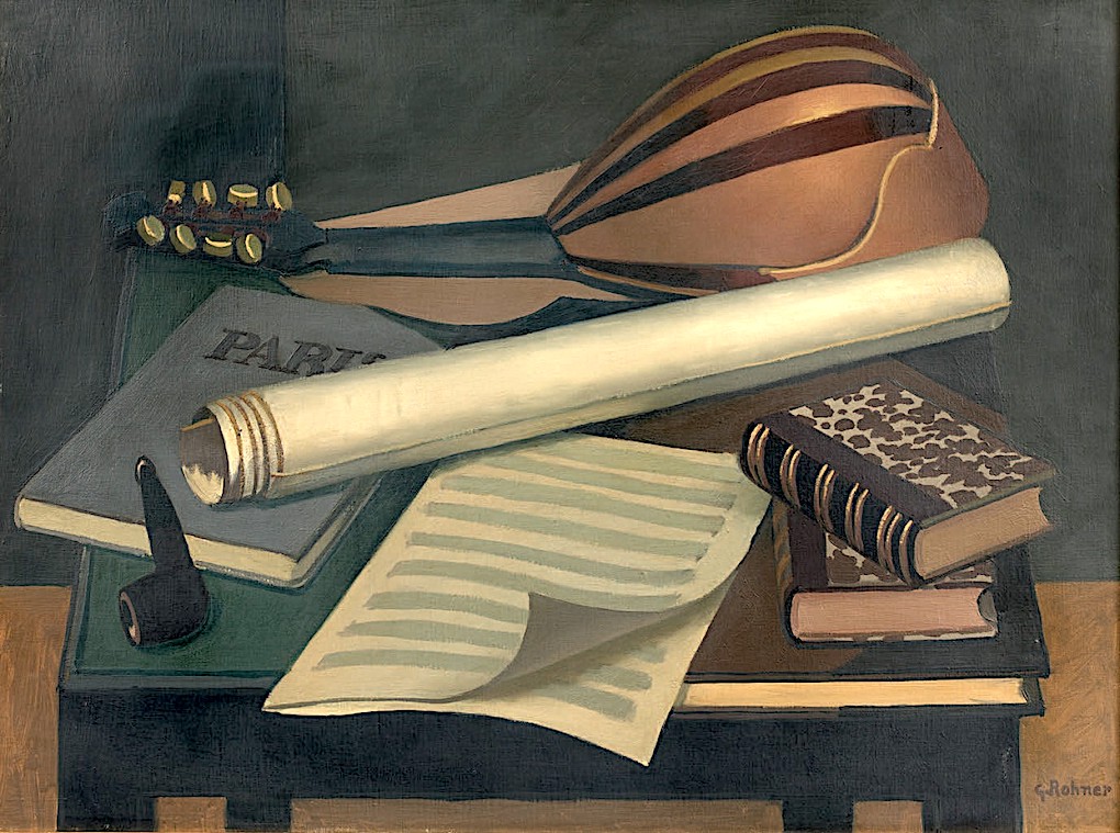 Georges Rohner (1913-2000) Nature morte à la mandoline Collection privée