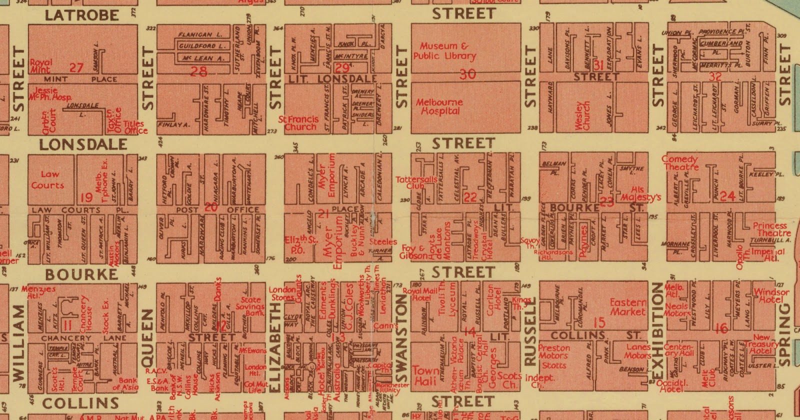 Melbourne Maps