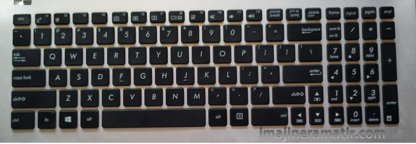 Memodifikasi Frame Keyboard Laptop Asus X555LA Jepang untuk dipasangi ...