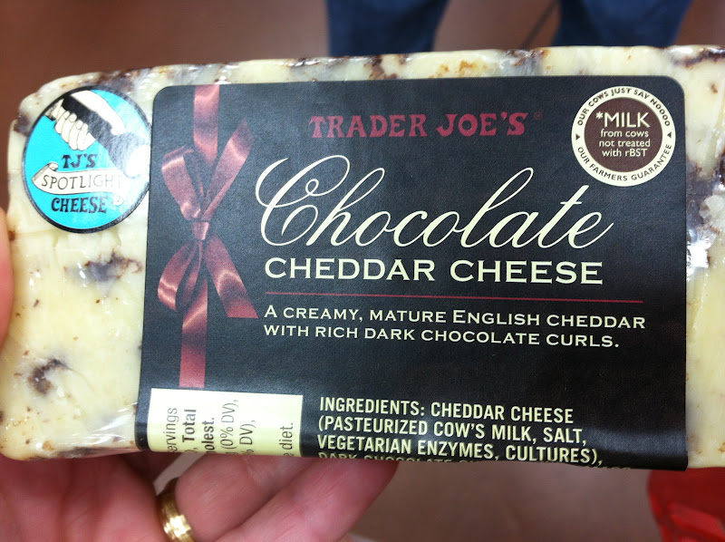 I Do Declare: Super Bowl Fumble - Trader Joe's Chocolate Cheddar Cheese