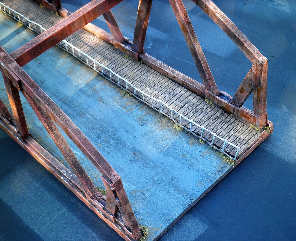 JOHN BOND's WARGAMING STUFF: SCRATCH BUILT MDF BOX GIRDER BRIDGE