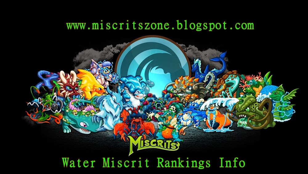 Water Miscrit Rankings Info