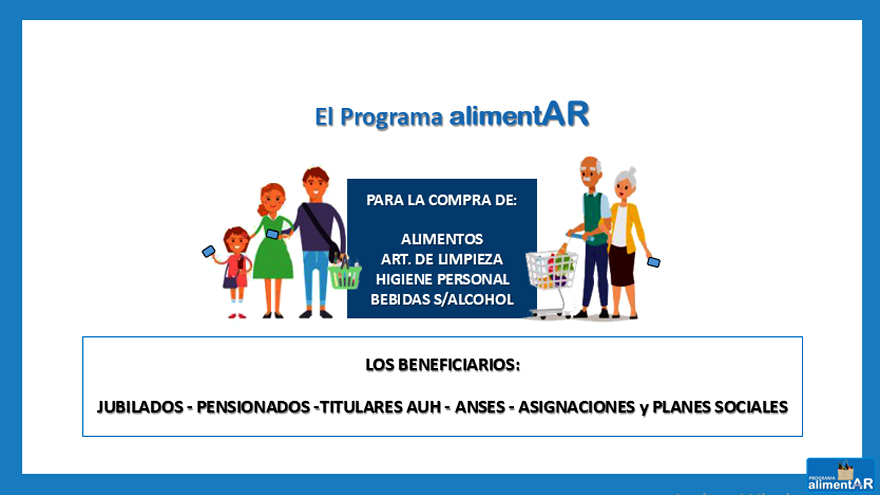 ¿Cuáles son los productos que se incluirán en el nuevo Programa AlimentAR?