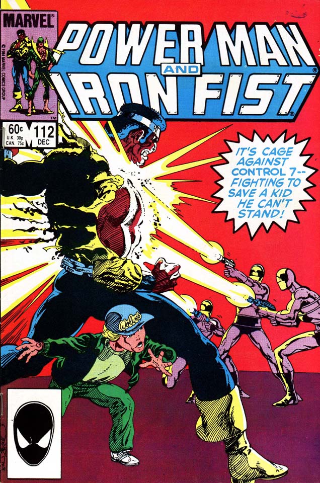 Marvel Comics of the 1980s: 1984 - Byrne's Power Man and Iron Fist covers