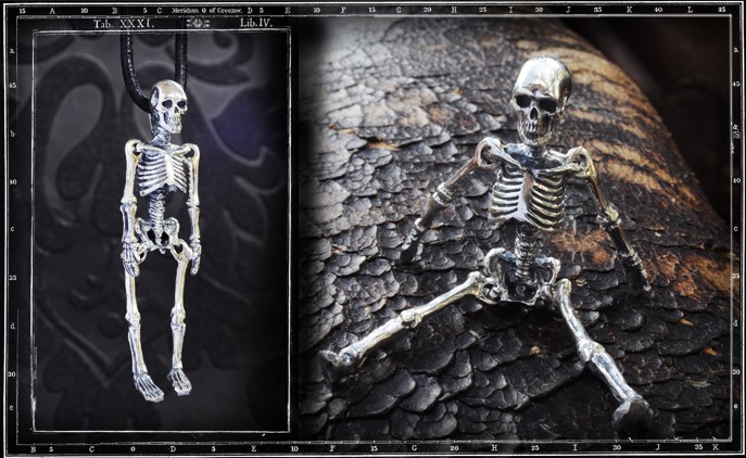 Crazy Pig Designs Japan: 新作 Stan Skeleton Pendant