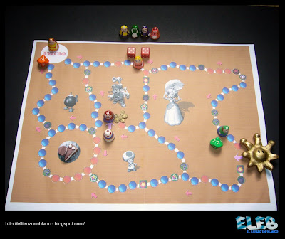 El Lienzo en Blanco: Tablero Mario Party - Mario Party Board