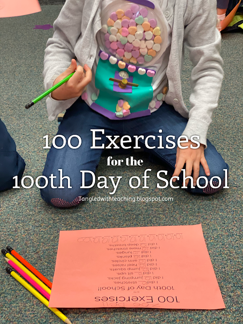 Tangled with Teaching: 100th Day of School Valentines Candy Shirt