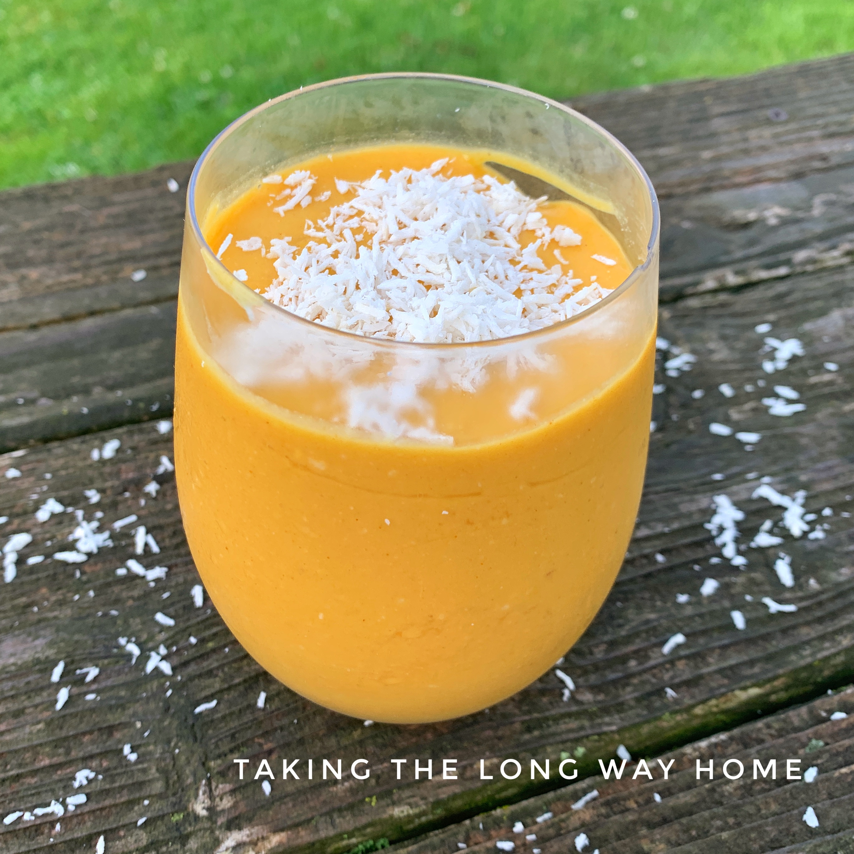Coconut Mango Lassi Smoothie