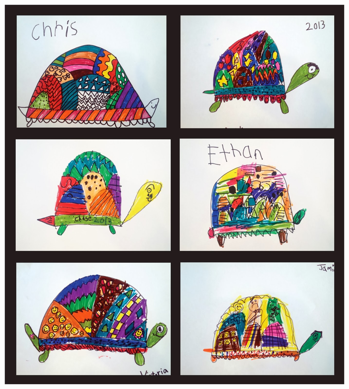 St. Mary's Art Room: 1st Grade Terrific Turtles