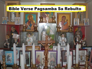 Karunungan Sa Bibliya: bakit sumasamba ang mga katoliko sa rebulto