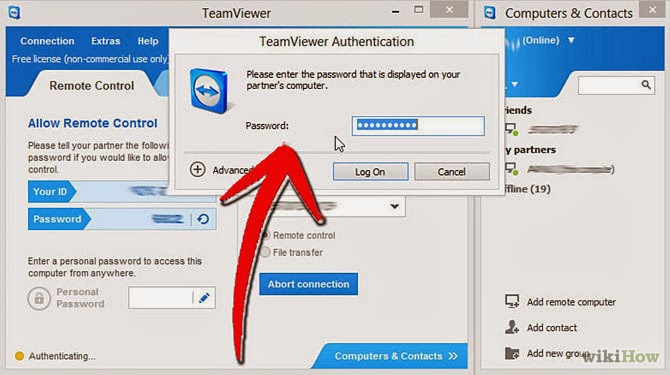 Cara Menggunakan Team Viewer