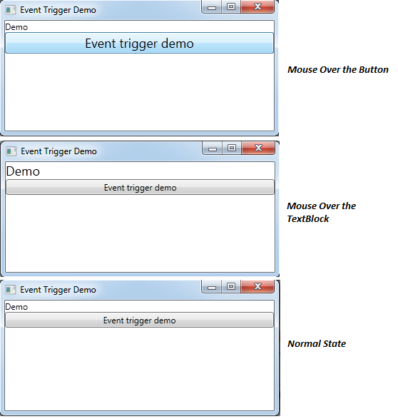 Hub Of Computer Tricks And Programming Wpf Working With Event Triggers