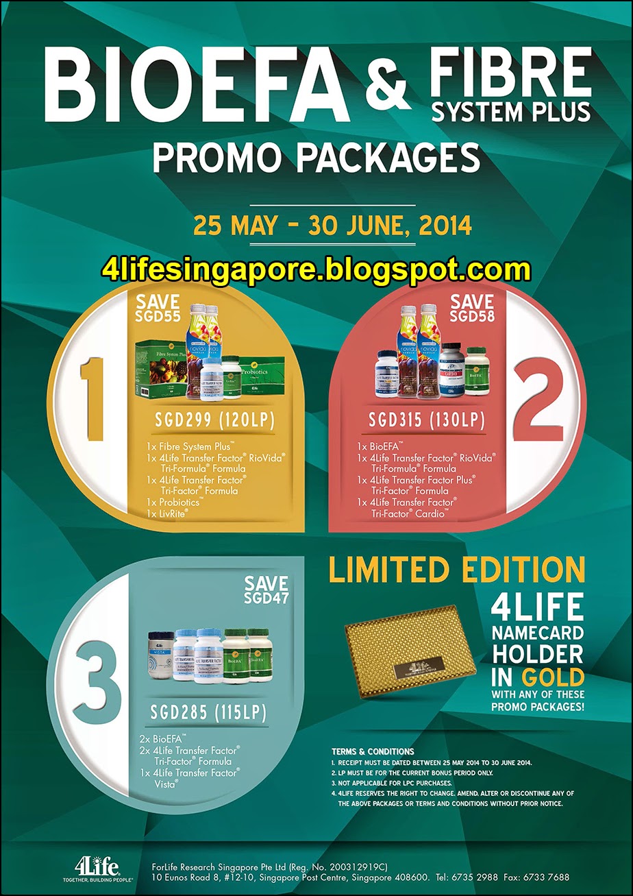 BioEFA & Fibre System Plus Promo (25 May – 30 June)