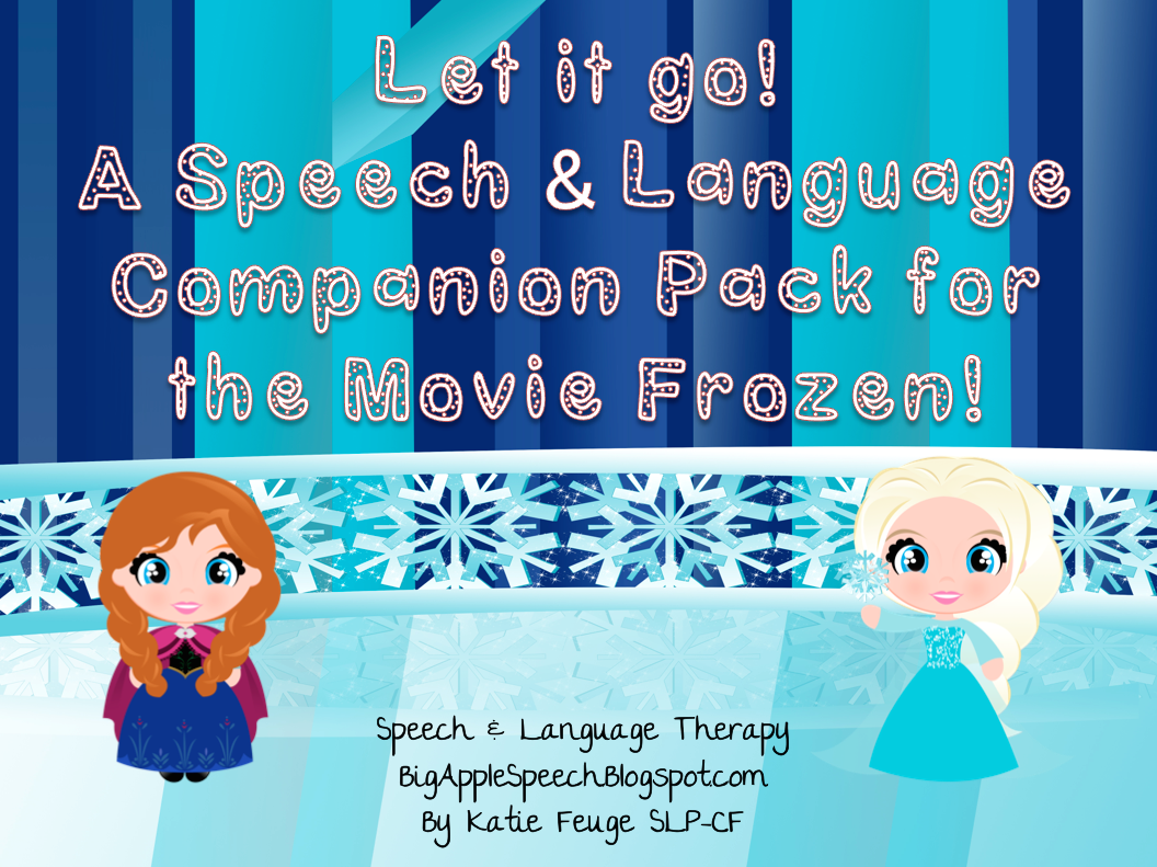 Big Apple Speech: FROZEN the Movie Activity!!