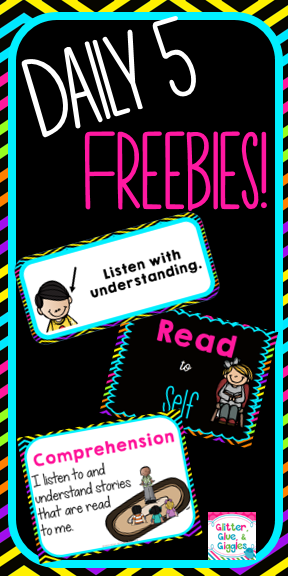 Glitter, Glue & Giggles: Monday Made It {Daily 5 Freebies!}