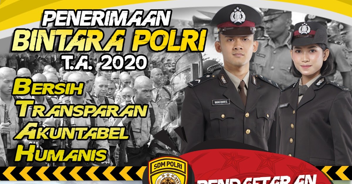 Pengumunan Penerimaan Bintara Polri Tahun 2020 - ARTIKEL PENDIDIKAN