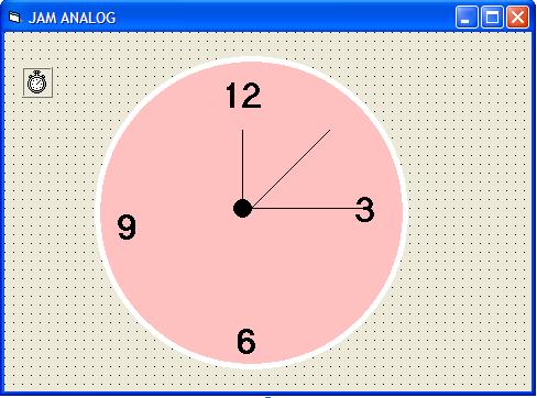 All About VB: Cara Membuat Jam Dinding atau Jam Analog di VB 6.0
