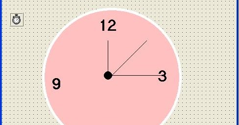 All About VB: Cara Membuat Jam Dinding atau Jam Analog di VB 6.0